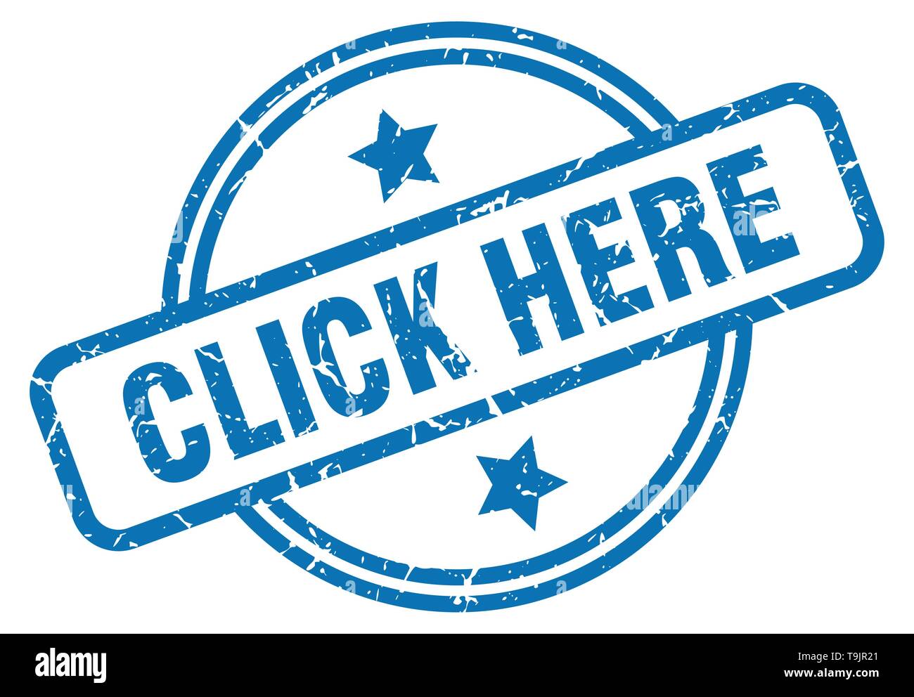 click here round vintage grunge stamp Stock Vector Image & Art - Alamy