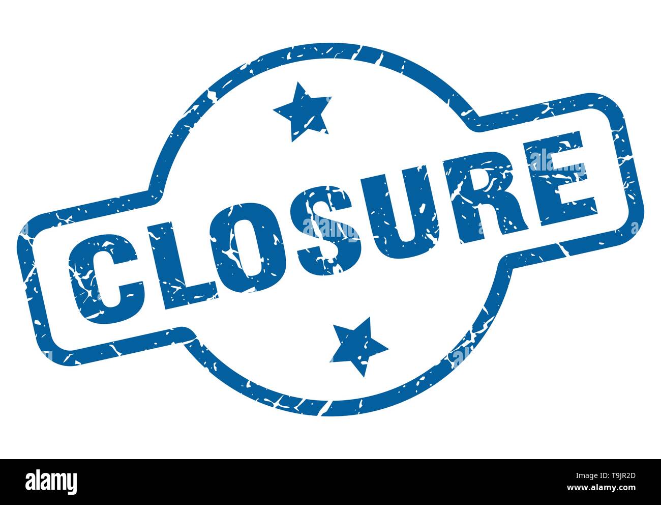 Closure stamp label round Stock Vector Images - Alamy