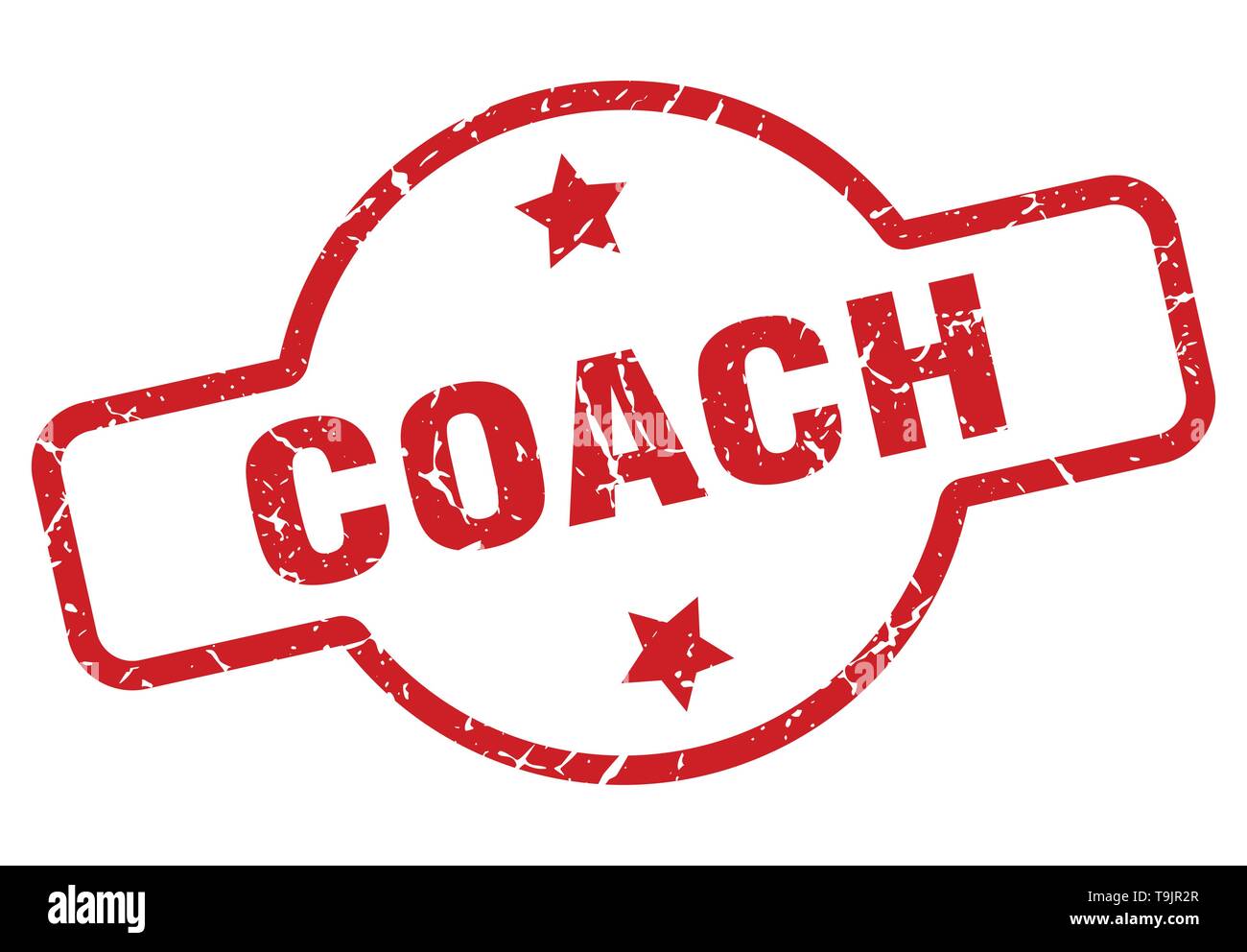 coach stamp isolated on white Stock Vector Image & Art - Alamy