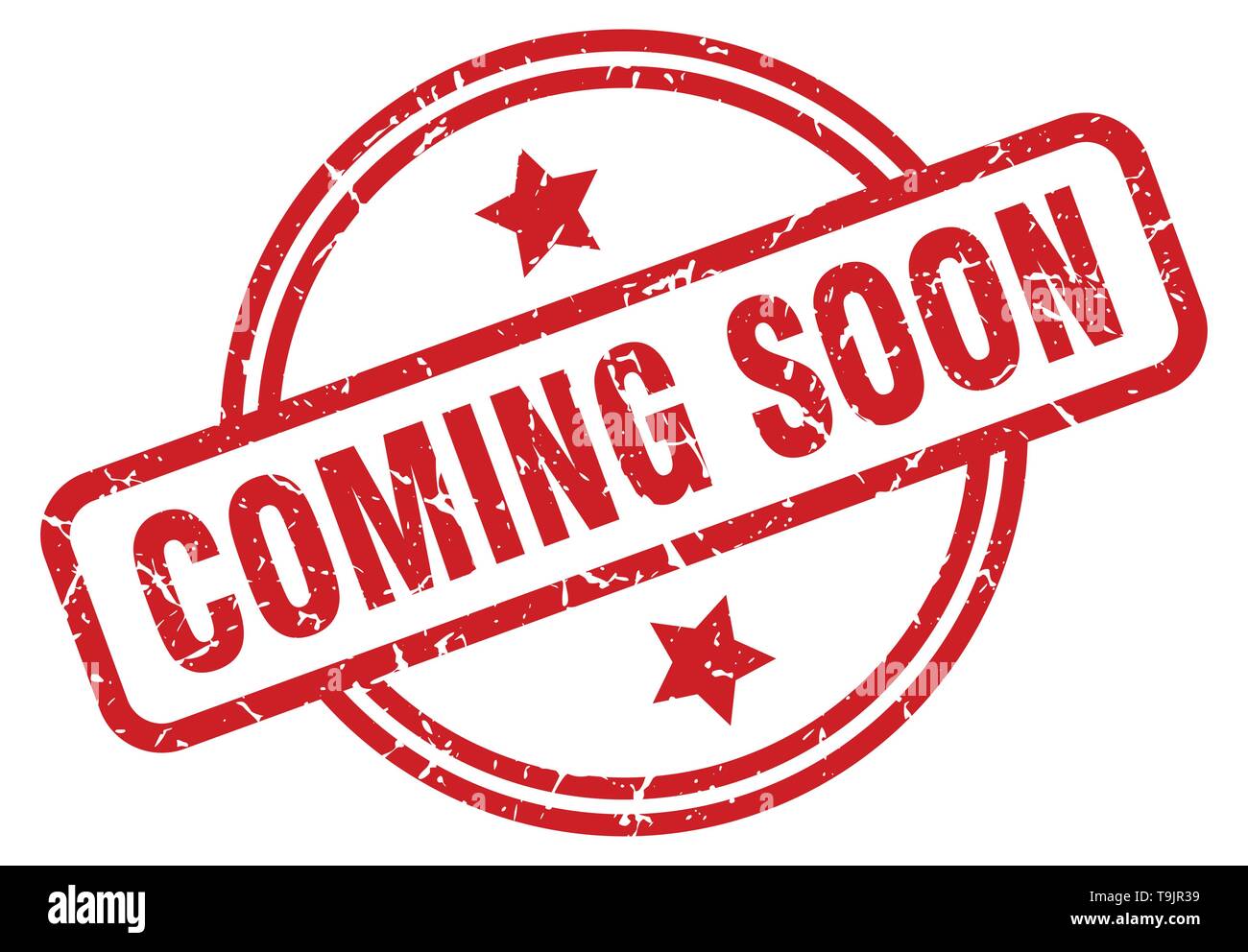 coming soon round grunge isolated stamp Stock Vector Image & Art - Alamy