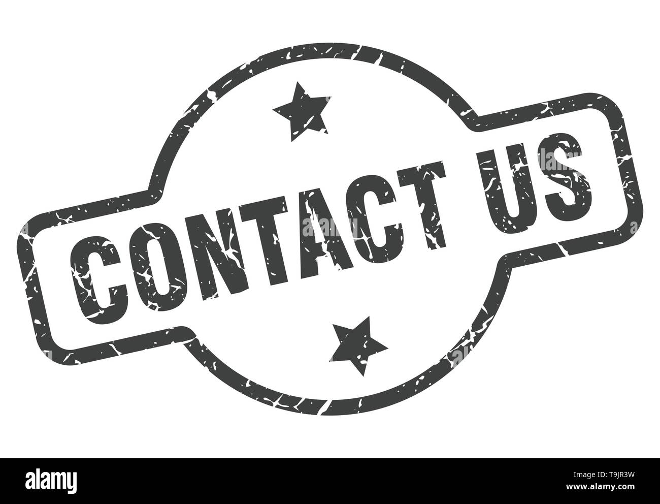 contact us vintage round isolated stamp Stock Vector Image & Art - Alamy