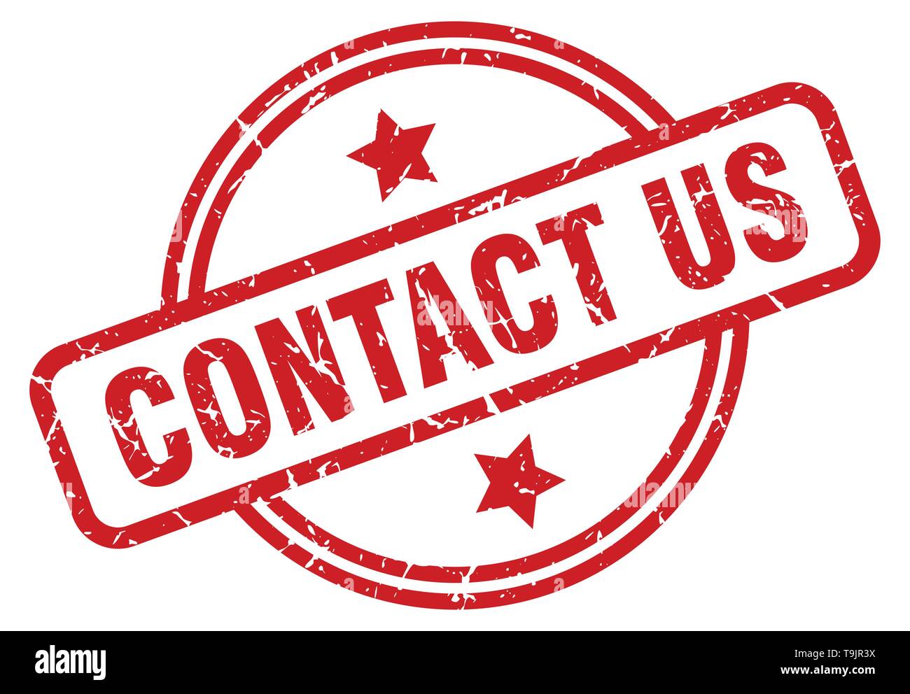 contact us round grunge isolated stamp Stock Vector Image & Art - Alamy