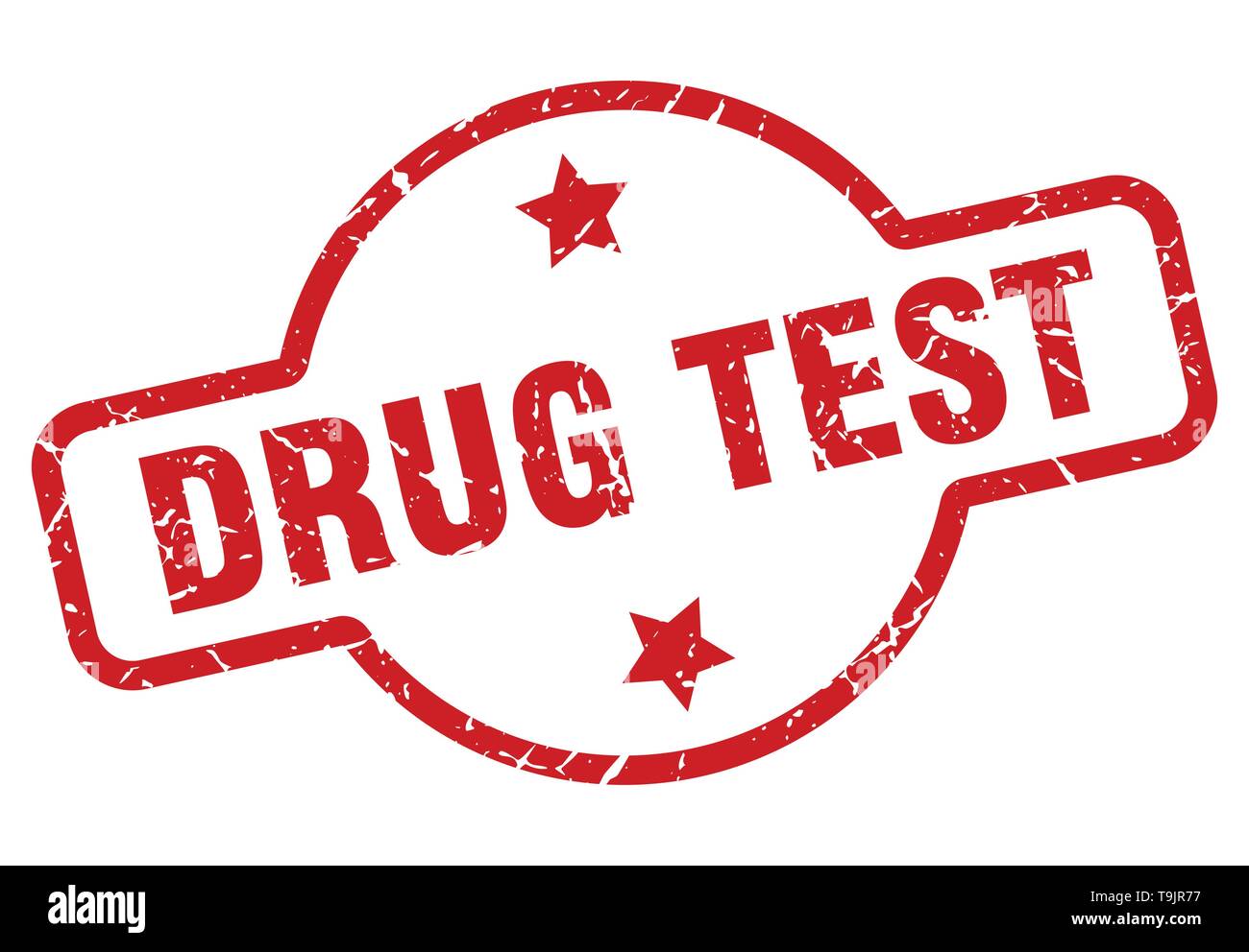 drug test stamp isolated on white Stock Vector Image & Art - Alamy