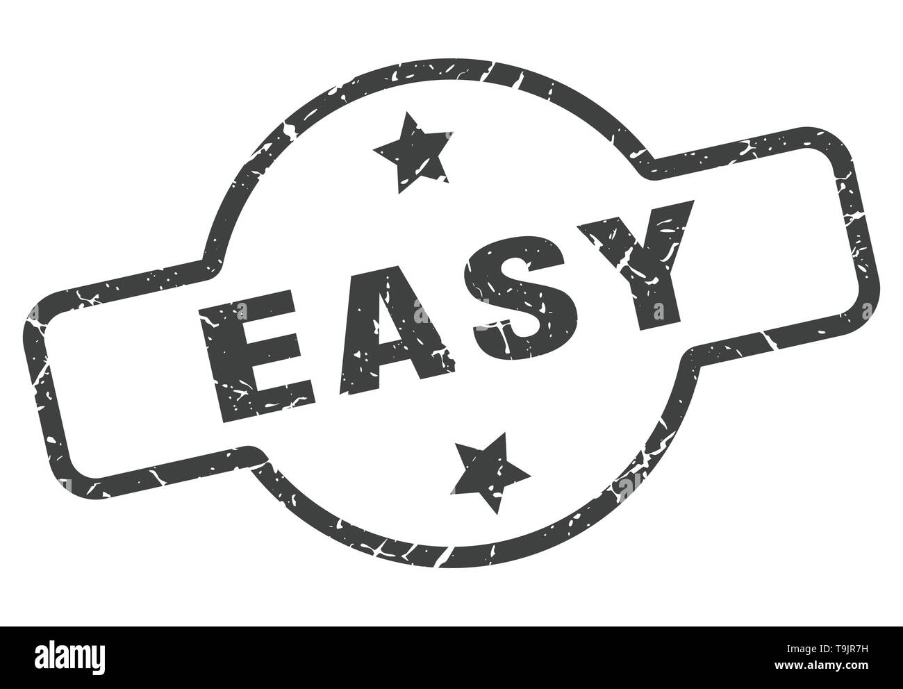 easy vintage round isolated stamp Stock Vector Image & Art - Alamy