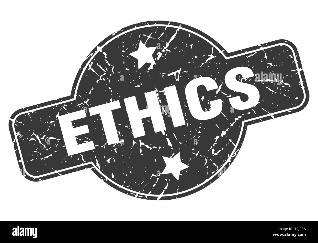 Ethics stamp Black and White Stock Photos & Images - Alamy
