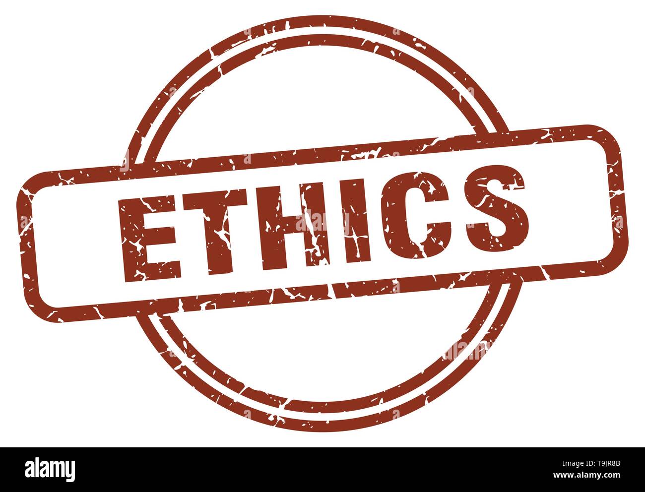 ethics stamp isolated on white Stock Vector Image & Art - Alamy