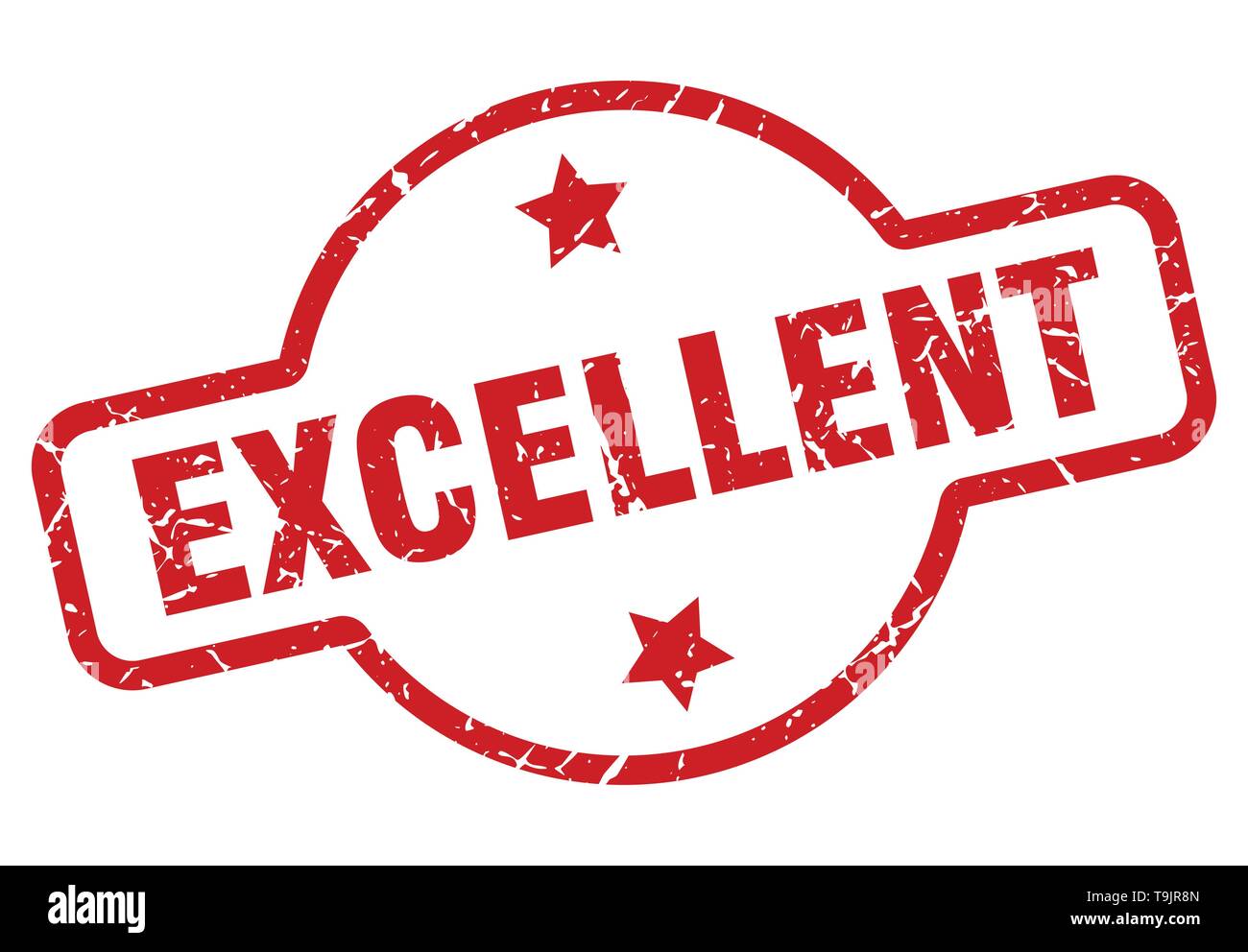 excellent stamp isolated on white Stock Vector Image & Art - Alamy