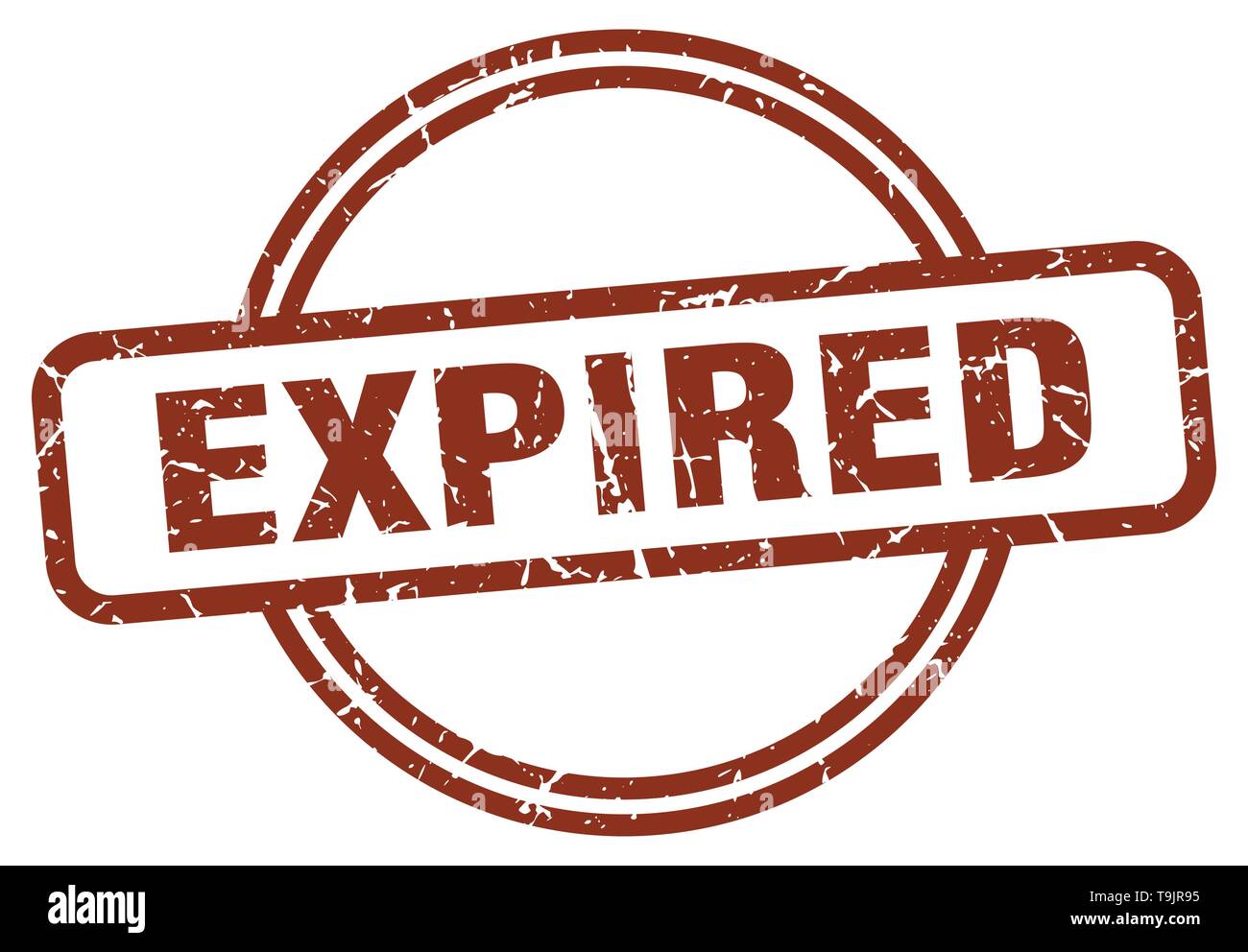 expired stamp isolated on white Stock Vector Image & Art - Alamy