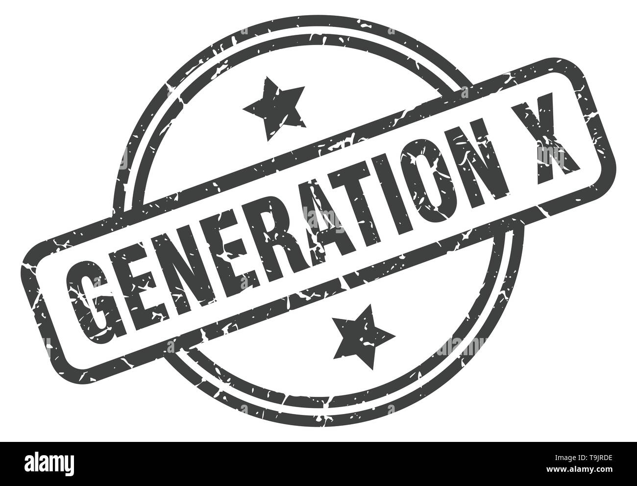 generation x stamp isolated on white Stock Vector Image & Art - Alamy