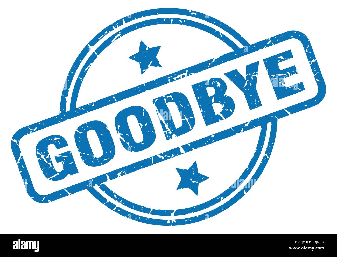 goodbye round vintage grunge stamp Stock Vector Image & Art - Alamy