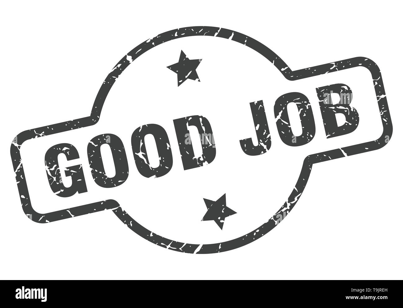 good job vintage round isolated stamp Stock Vector Image & Art - Alamy