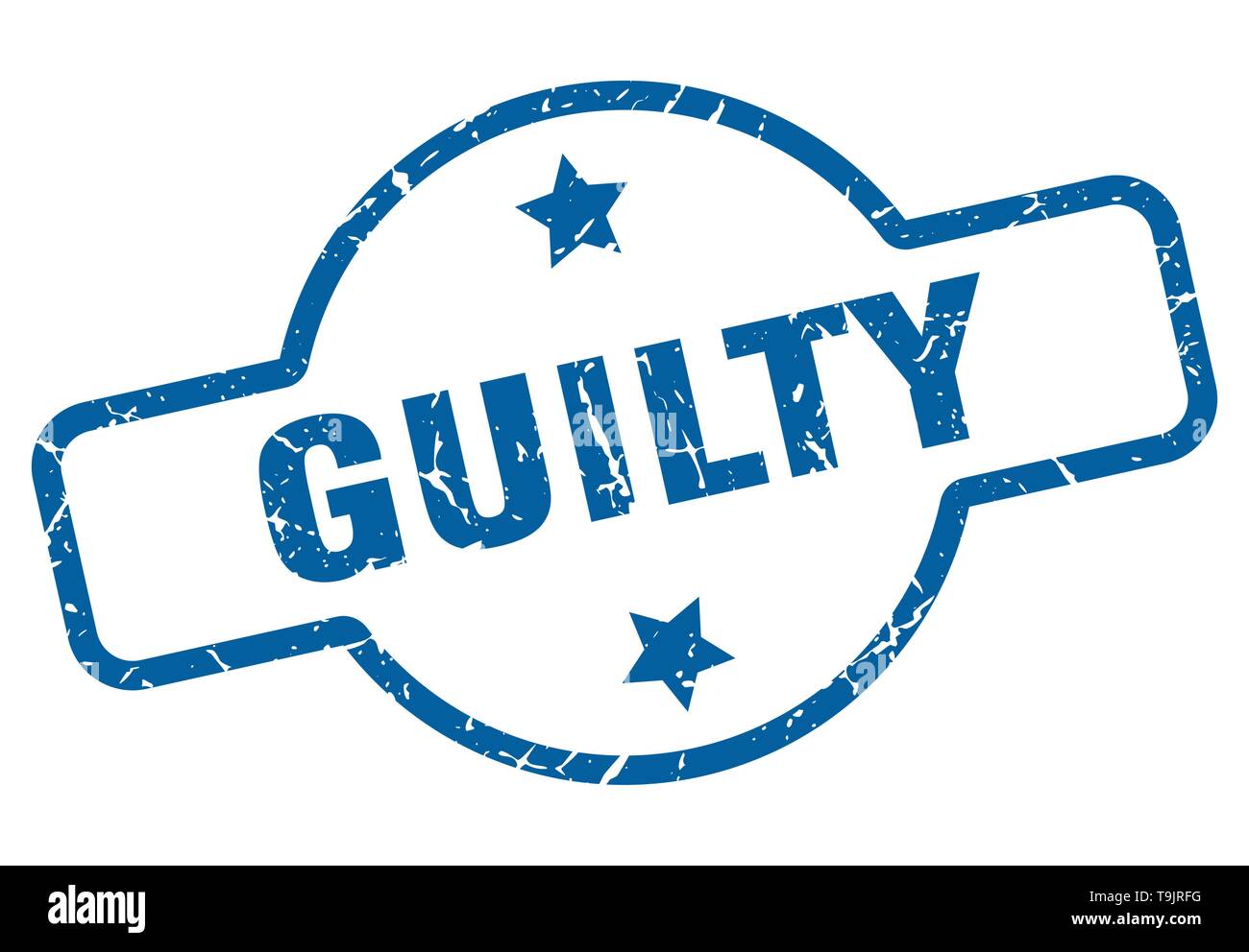 guilty vintage stamp. guilty sign Stock Vector Image & Art - Alamy