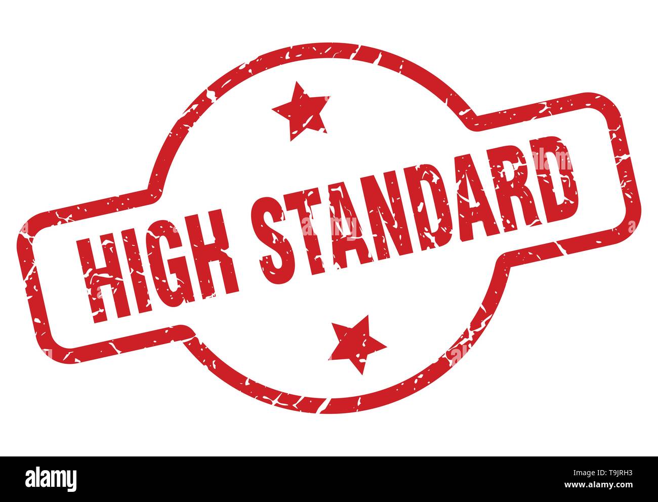 high standard stamp isolated on white Stock Vector Image & Art - Alamy