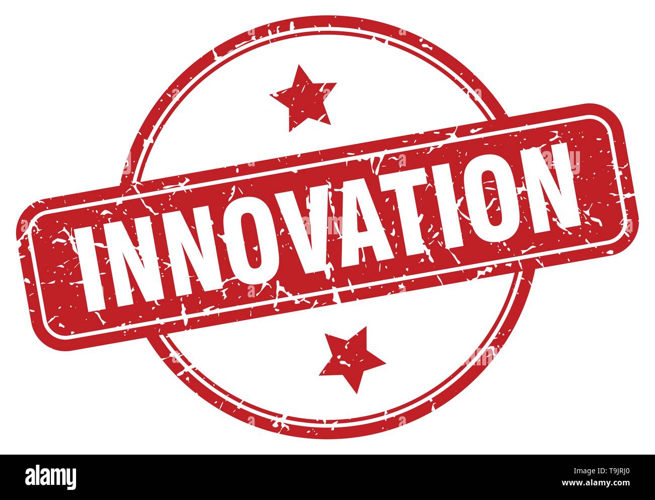 innovation vintage round isolated stamp Stock Vector Image & Art - Alamy