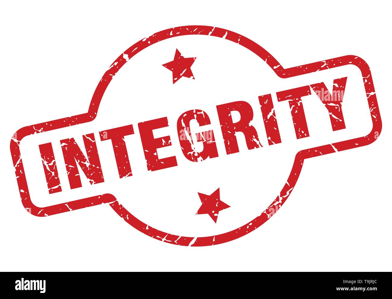 integrity stamp isolated on white Stock Vector Image & Art - Alamy