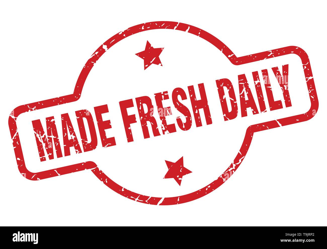 made fresh daily stamp isolated on white Stock Vector Image & Art - Alamy