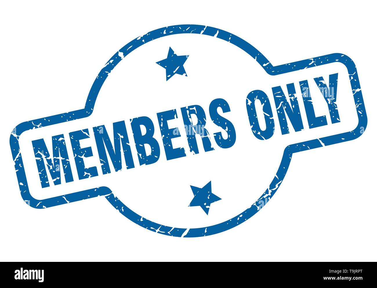 members only vintage stamp. members only sign Stock Vector Image & Art ...