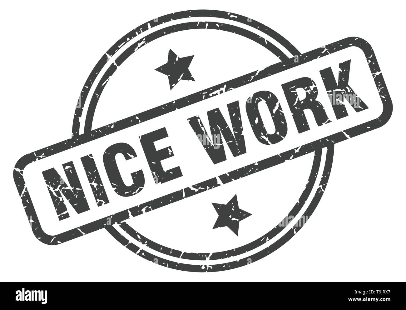 nice work stamp isolated on white Stock Vector Image & Art - Alamy