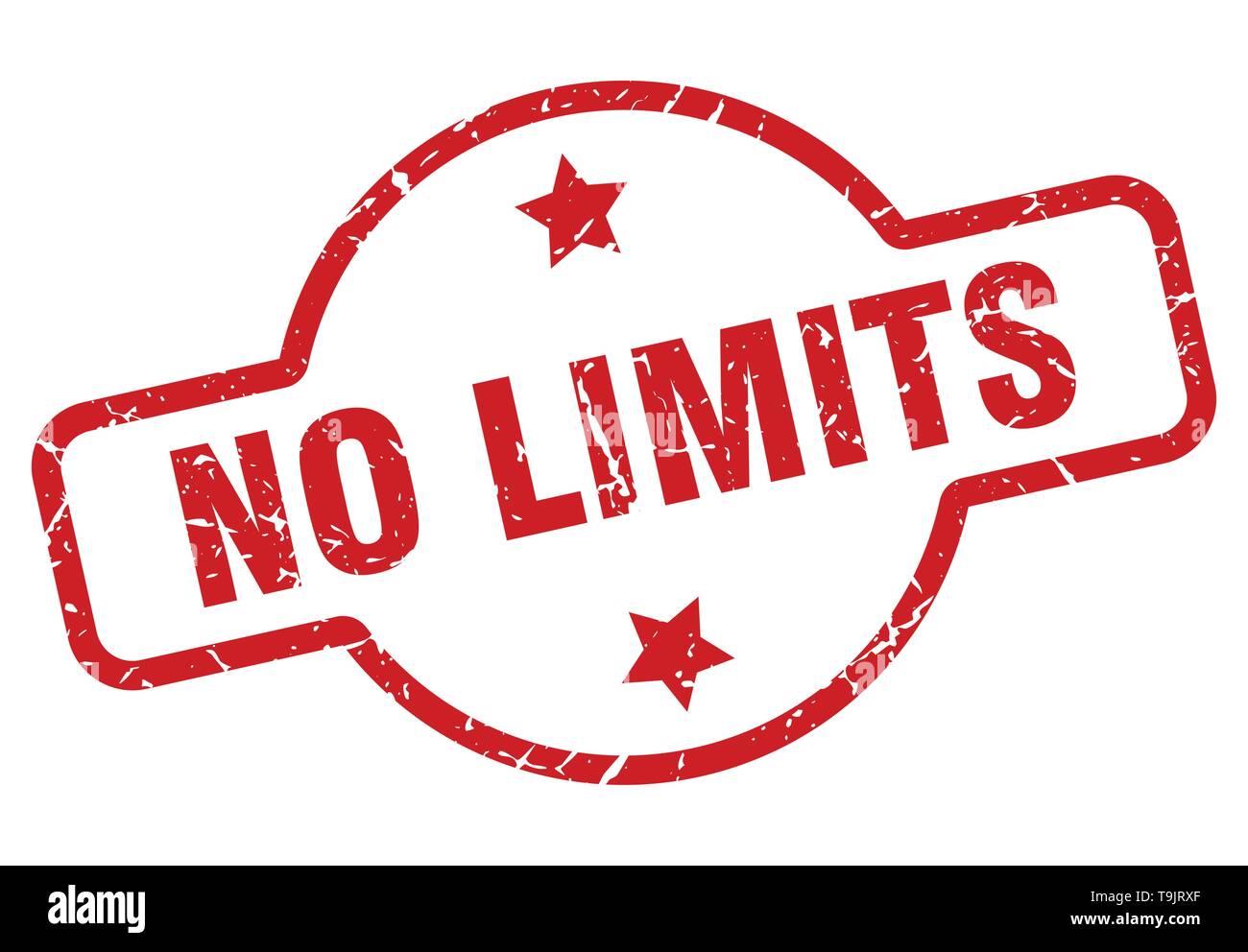 no limits stamp isolated on white Stock Vector Image & Art - Alamy