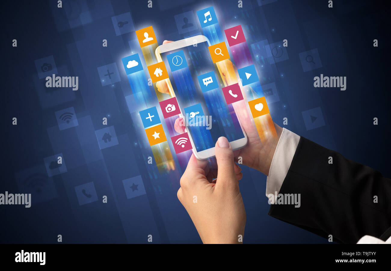 Switching applications hi-res stock photography and images - Alamy