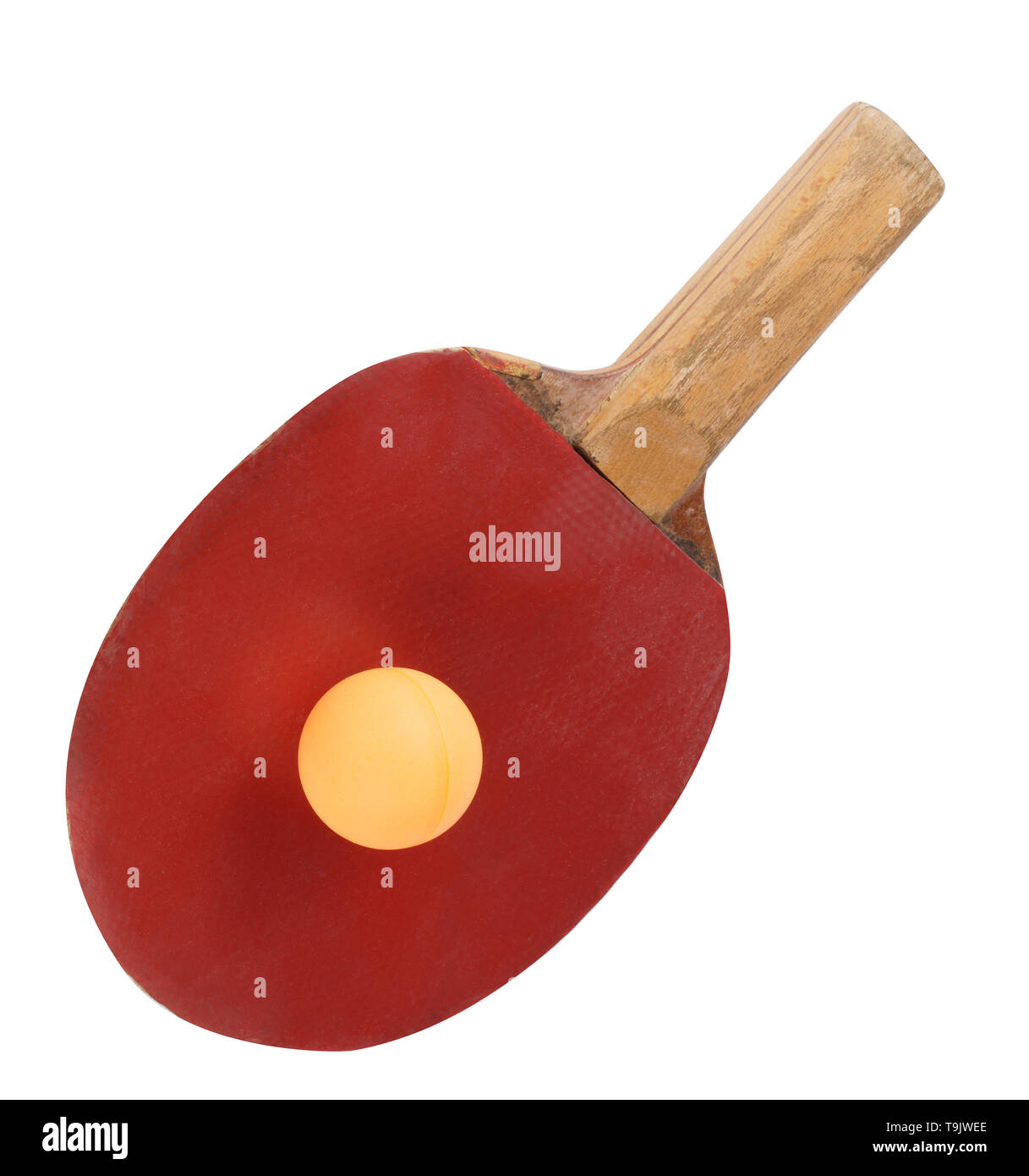table tennis bat isolated Stock Photo - Alamy