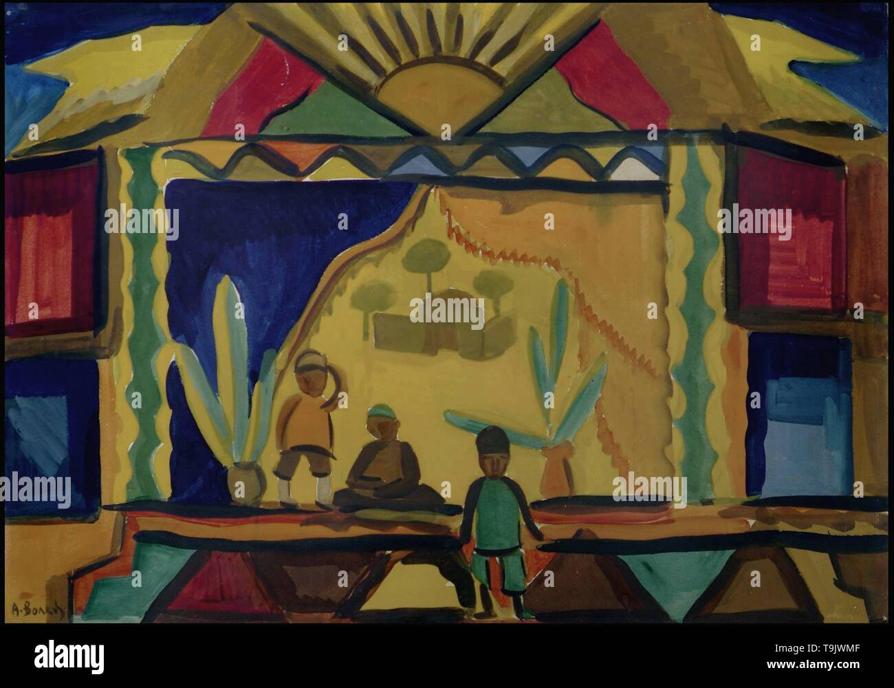 On Stage. Museum: Regional I. Savitsky Art Museum, Nukus. Author ...