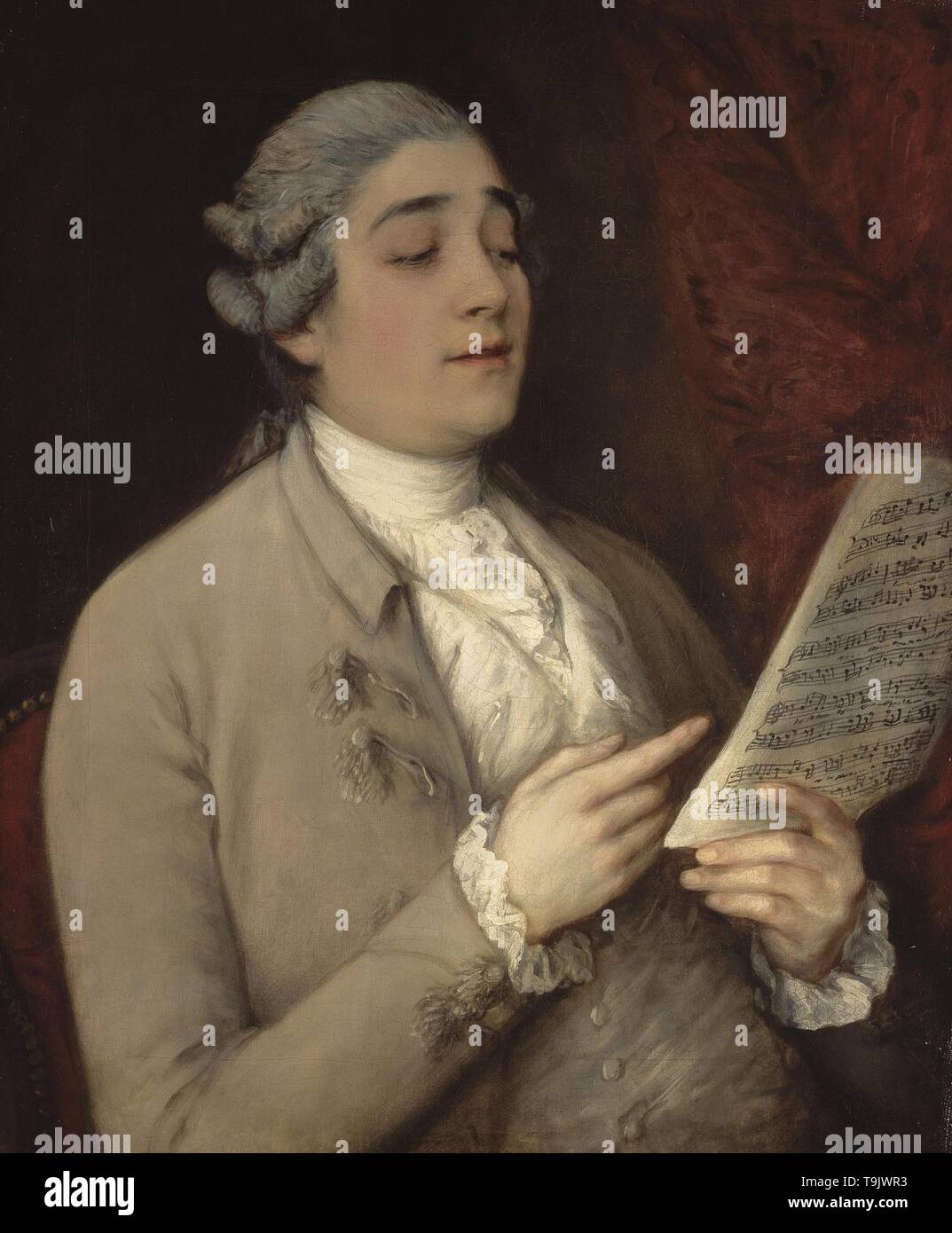 Portrait of Giusto Ferdinando Tenducci (1736-1790), known as il ...