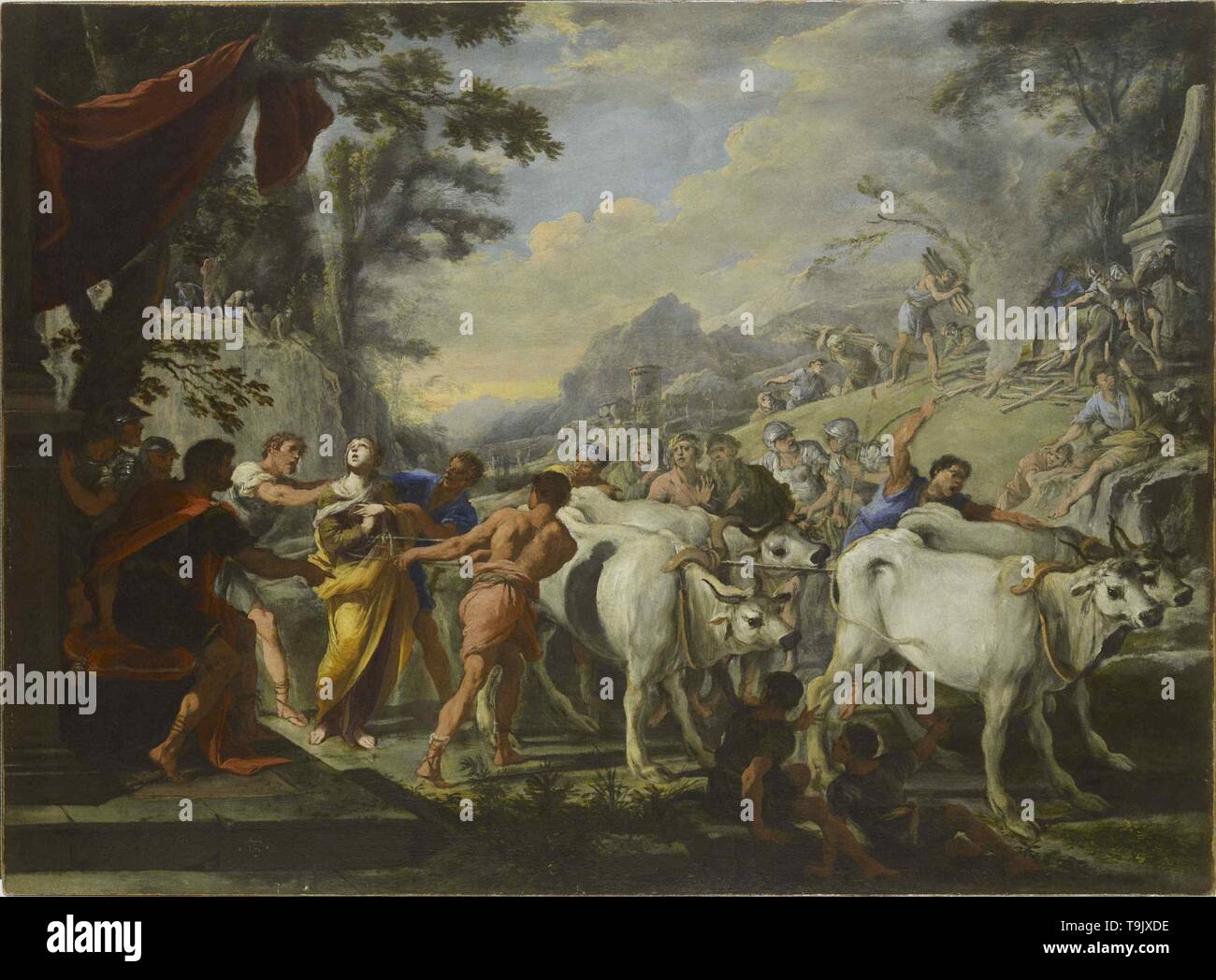 The Martyrdom of Saint Lucia. Museum: Musée de l'Oise, Beauvais. Author ...