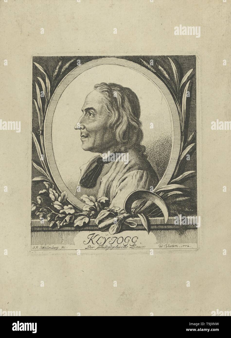 Portrait of Jakob Kleinjogg Gujer (1718-1785). Museum: PRIVATE ...