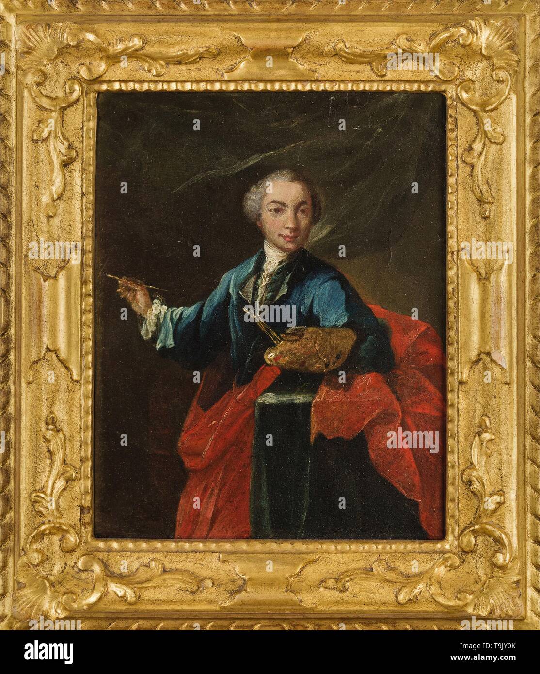 Self-Portrait. Museum: PRIVATE COLLECTION. Author: PIETRO LONGHI Stock ...