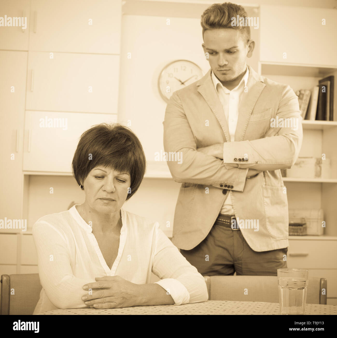 Young man offers woman hi-res stock photography and images - Alamy