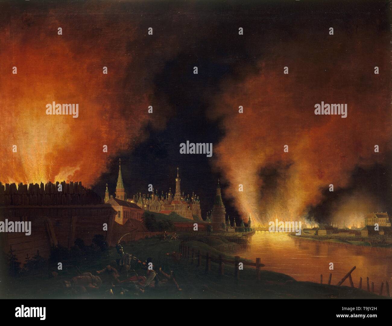Fire of Moscow on 15th September 1812 (The French in Moscow). Museum ...