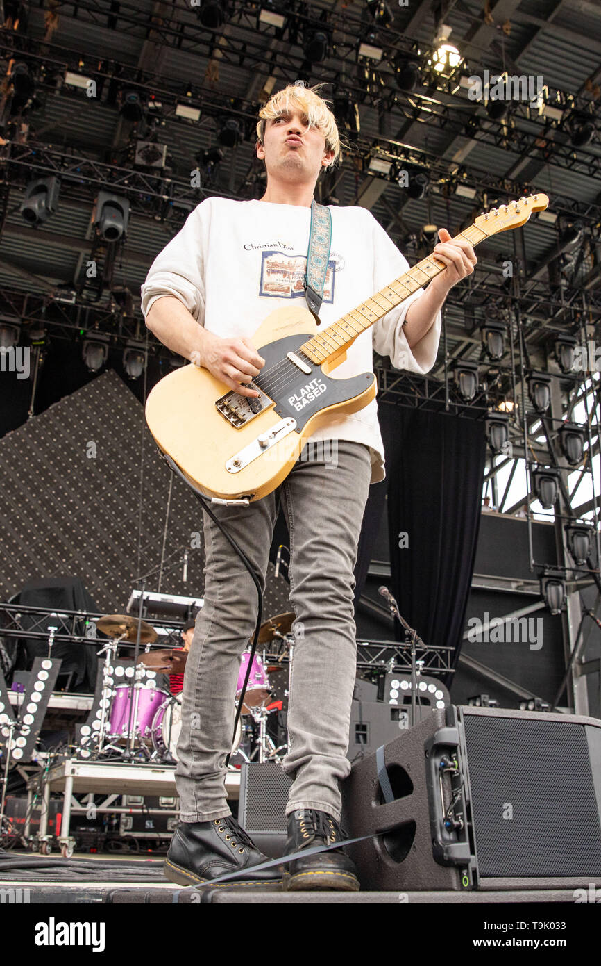 May 17, 2019 - Columbus, Ohio, U.S - JOSH KATZ of Badflower during the ...