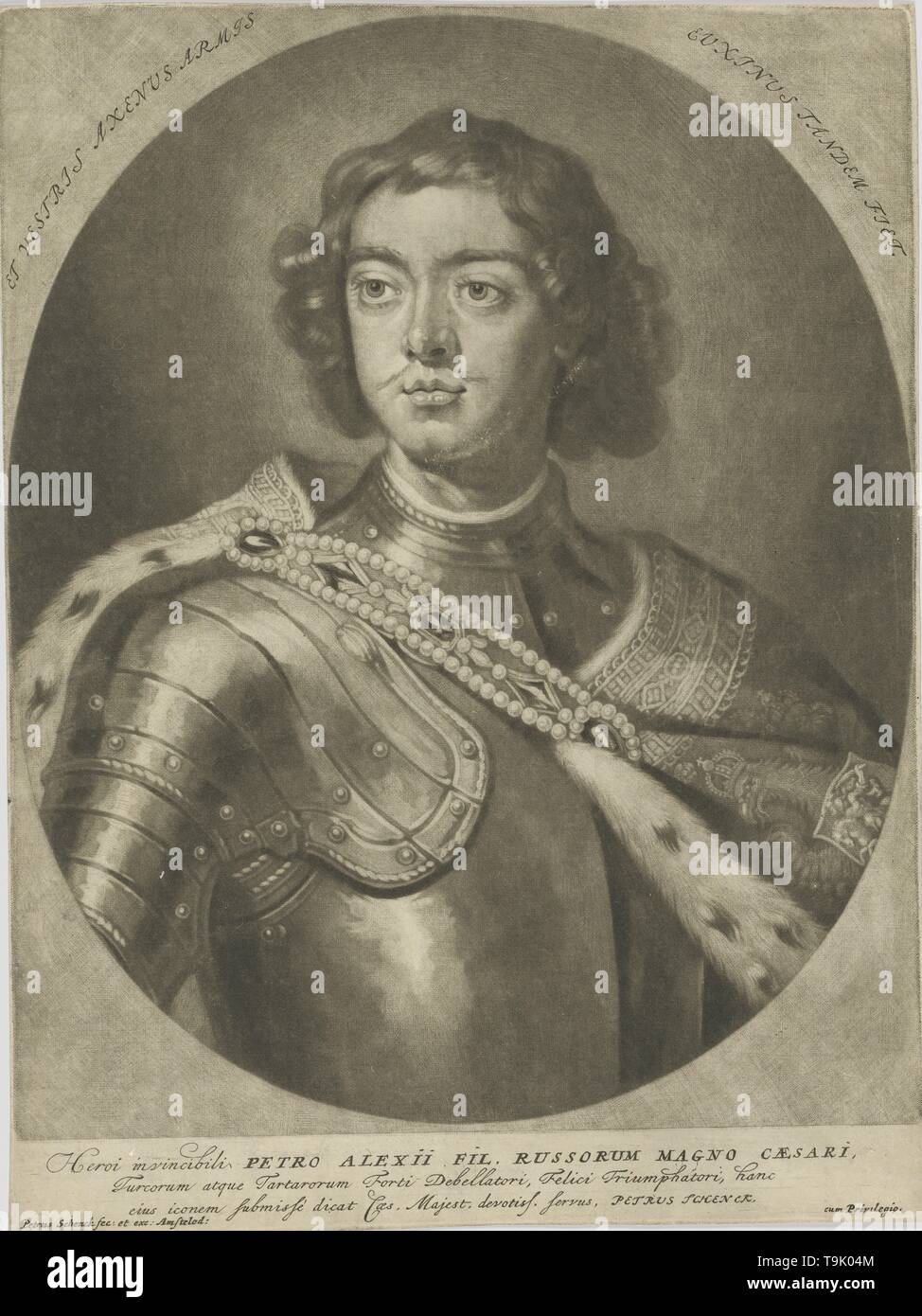 Portrait of Emperor Peter I the Great (1672-1725). Museum: PRIVATE ...