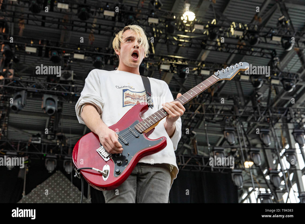 May 17, 2019 - Columbus, Ohio, U.S - JOSH KATZ of Badflower during the ...