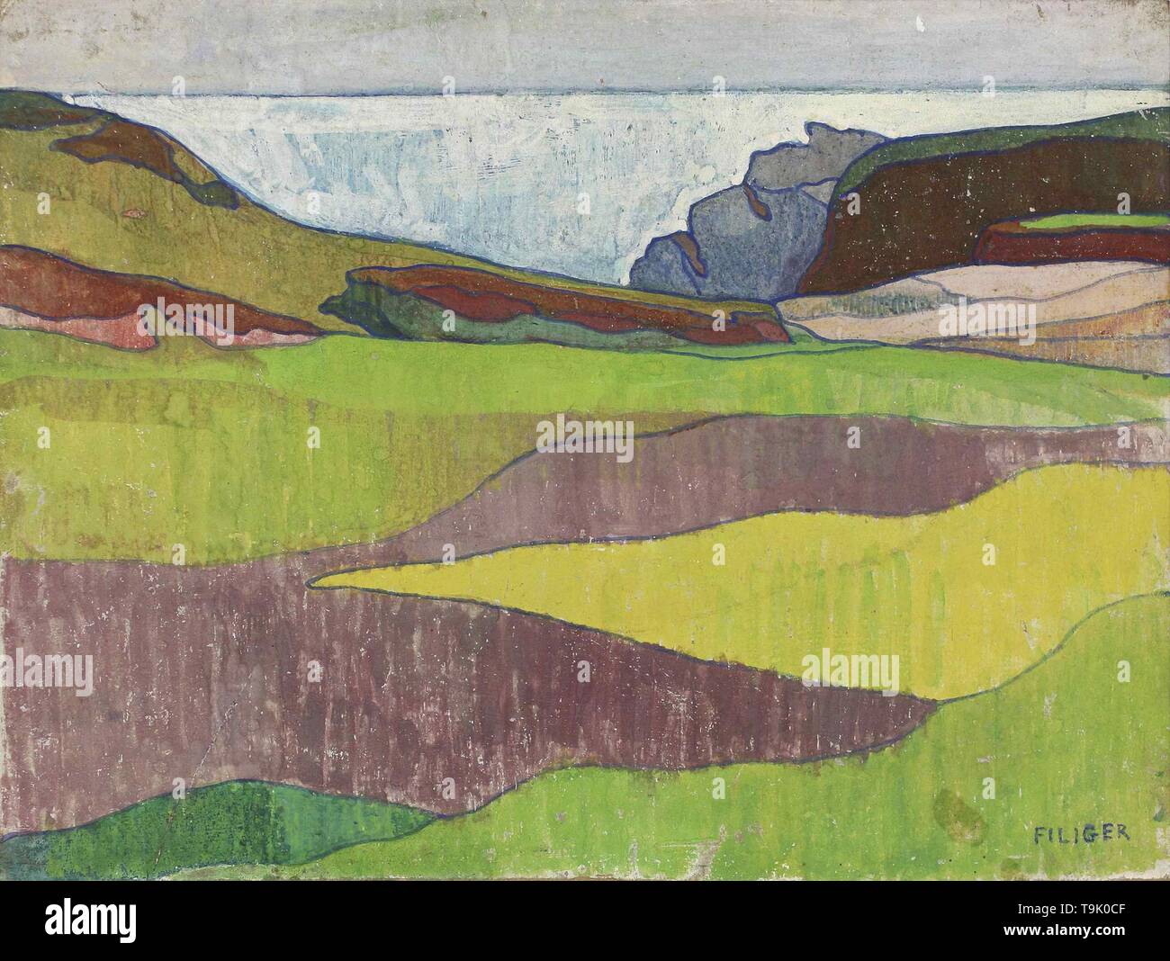 Paysage rocheux, Le Pouldu. Museum: Musée de Pont-Aven. Author: CHARLES ...