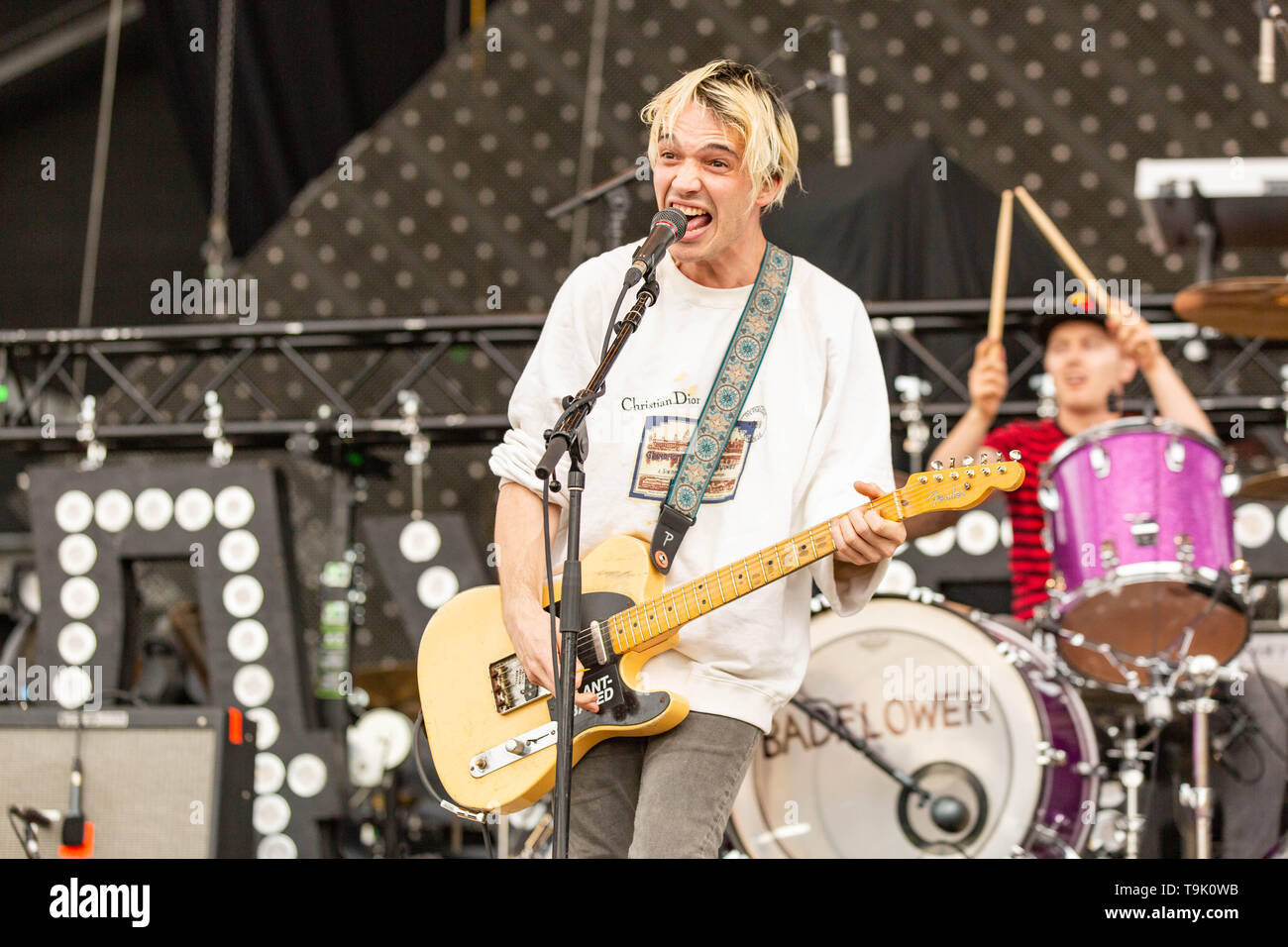 May 17, 2019 - Columbus, Ohio, U.S - JOSH KATZ of Badflower during the ...