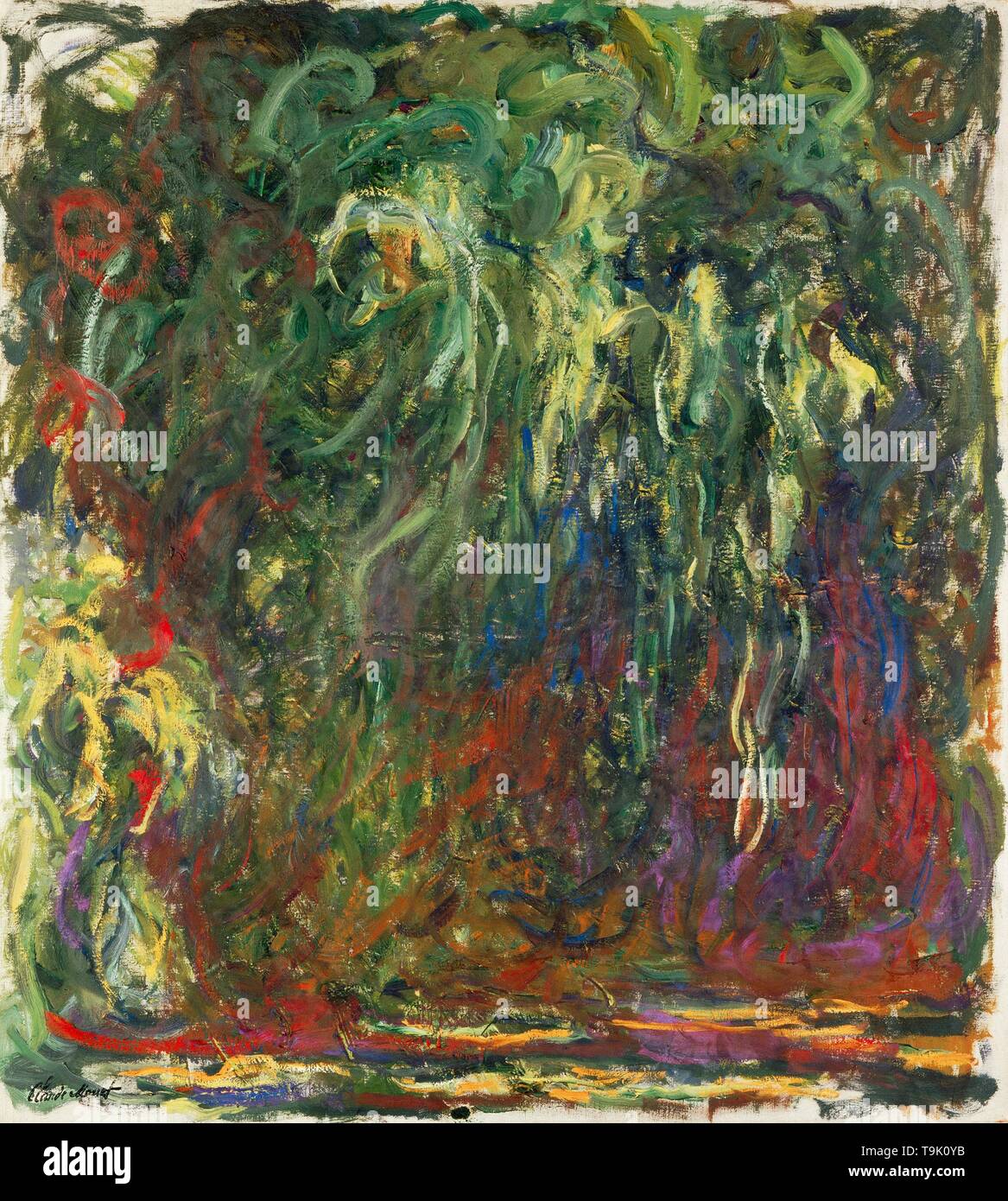 Weeping willow. Museum: Musée d'Orsay, Paris. Author: CLAUDE MONET ...