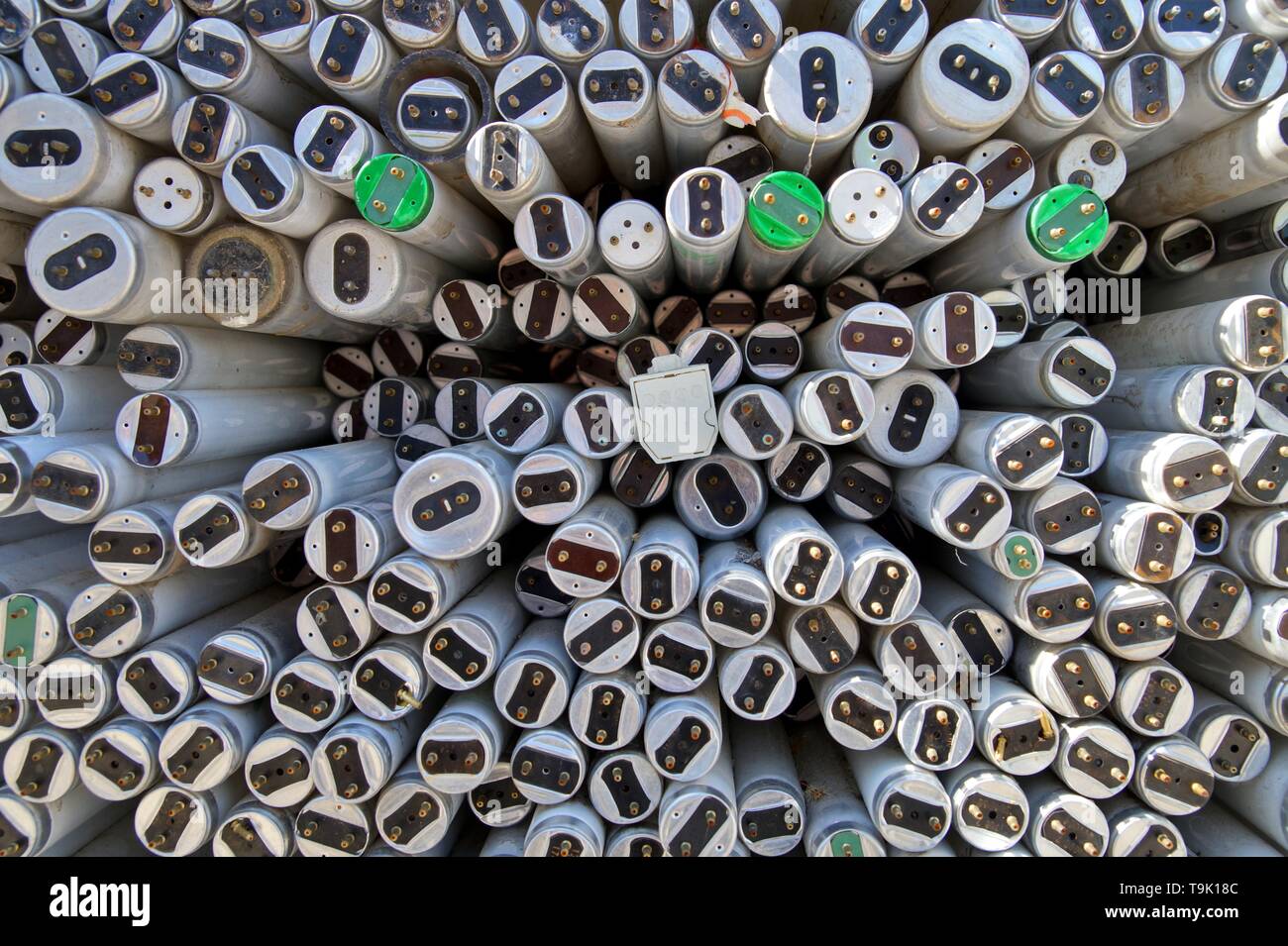 Recycle fluorescent tubes hi-res stock photography and images - Alamy