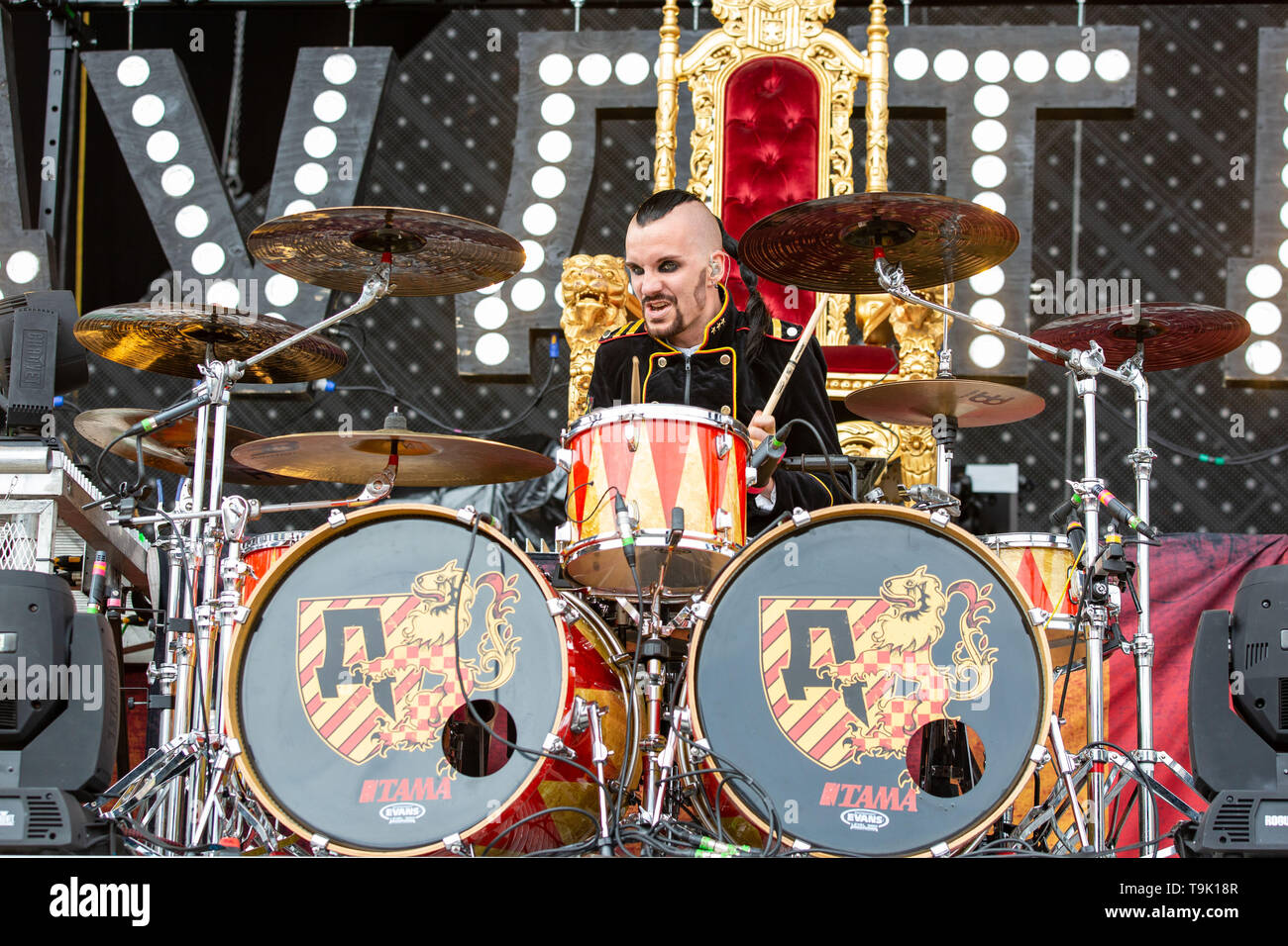 May 17, 2019 - Columbus, Ohio, U.S - JOHN ALFREDSSON of Avatar during ...