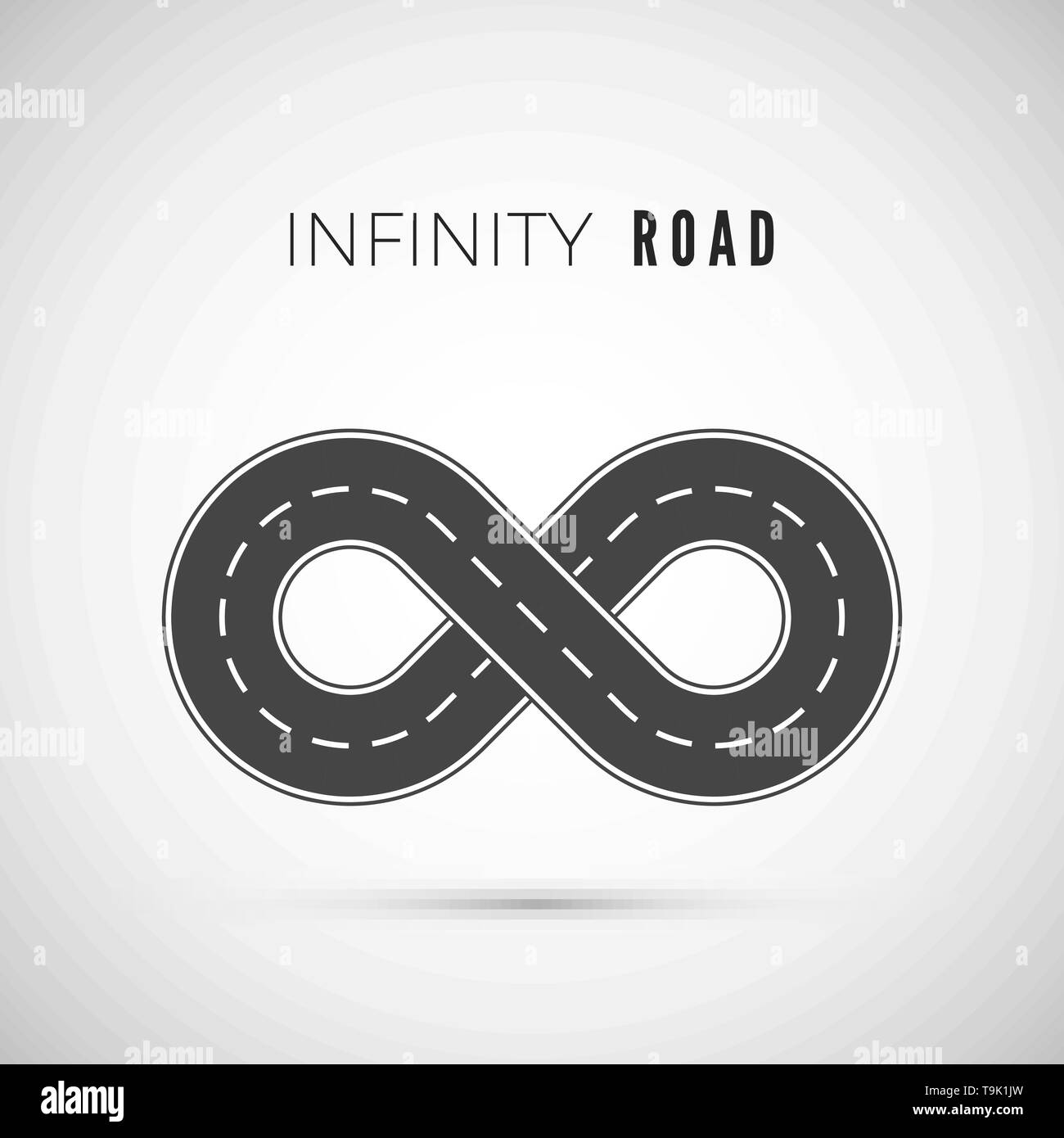 Road loop speed sign vector vectors Stock Vector Images - Alamy