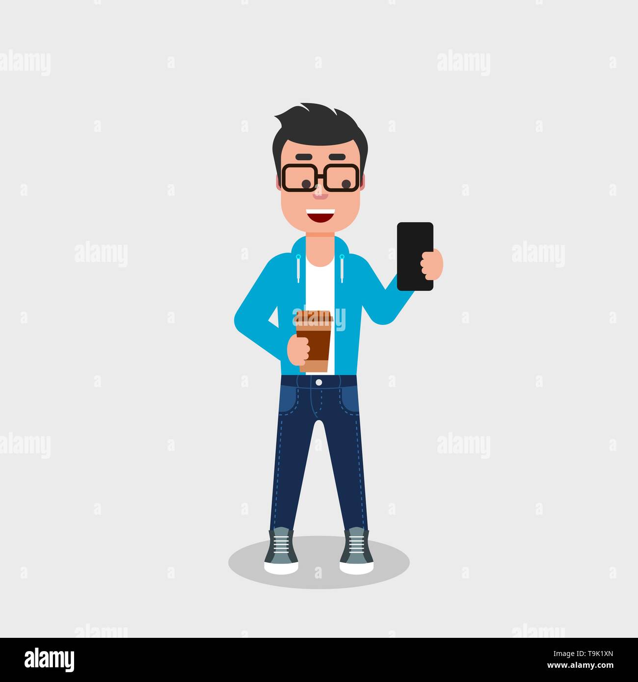 Geek cell Stock Vector Images - Alamy