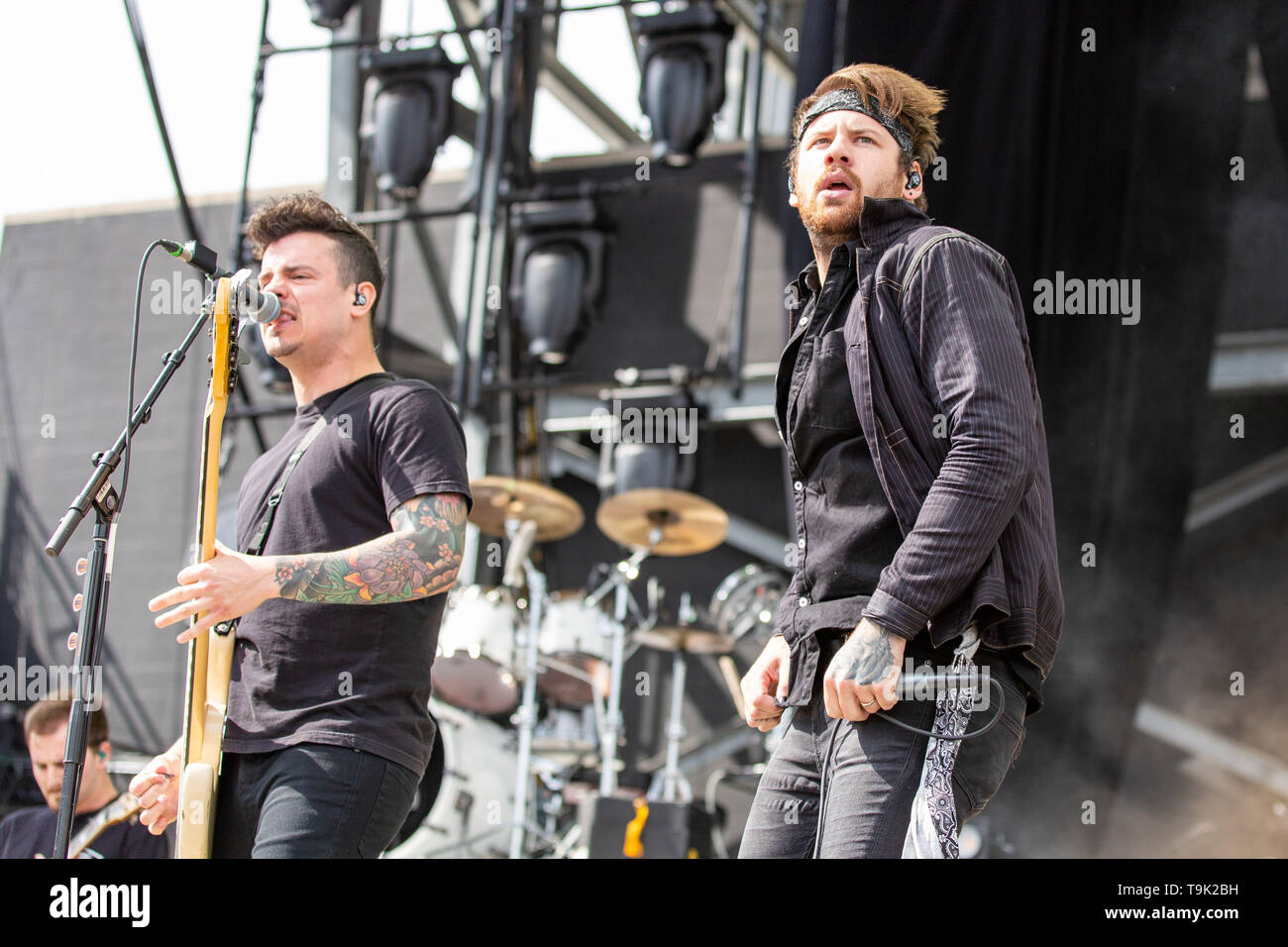 May 17, 2019 - Columbus, Ohio, U.S - KAMRON BRADBURY and CALEB SHOMO of ...