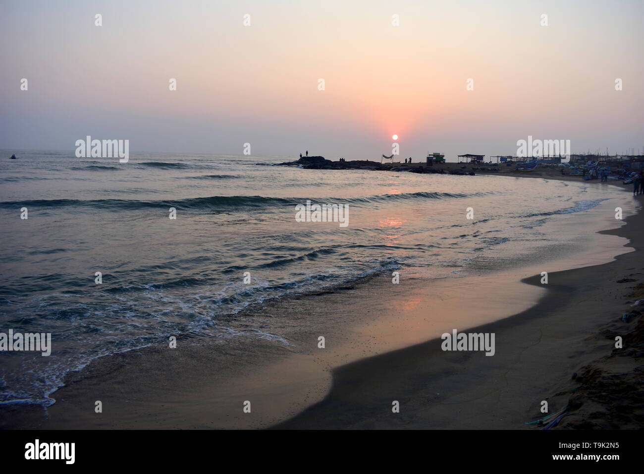 Chennai india tropical sunrise sunset hi-res stock photography and ...