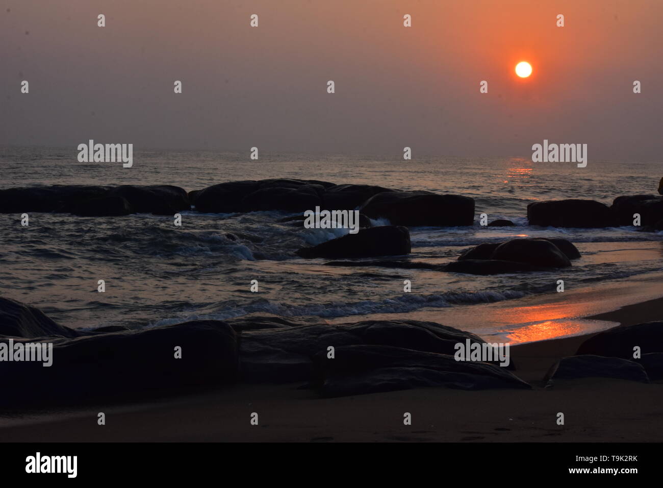 Chennai india tropical sunrise sunset hi-res stock photography and ...