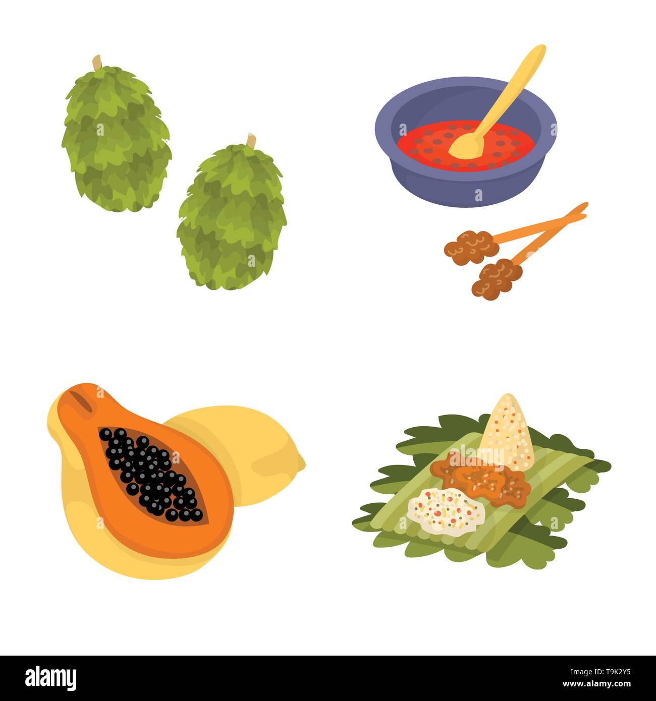 Eating bali Stock Vector Images - Alamy