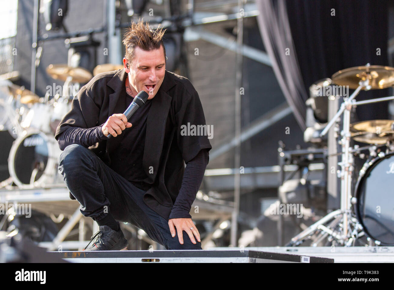 May 17, 2019 - Columbus, Ohio, U.S - WINSTON MCCALL of Parkway Drive ...