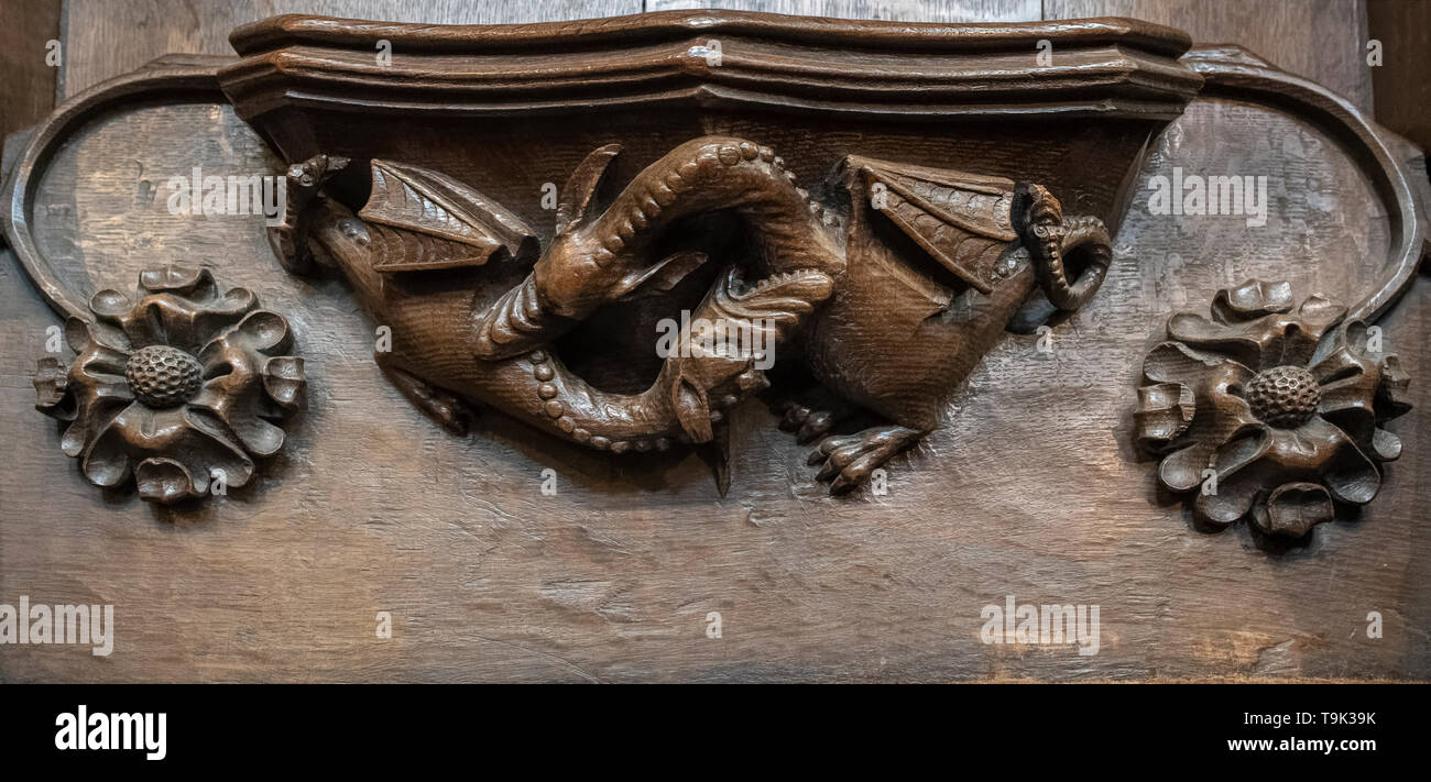 Medieval misericord hi-res stock photography and images - Alamy