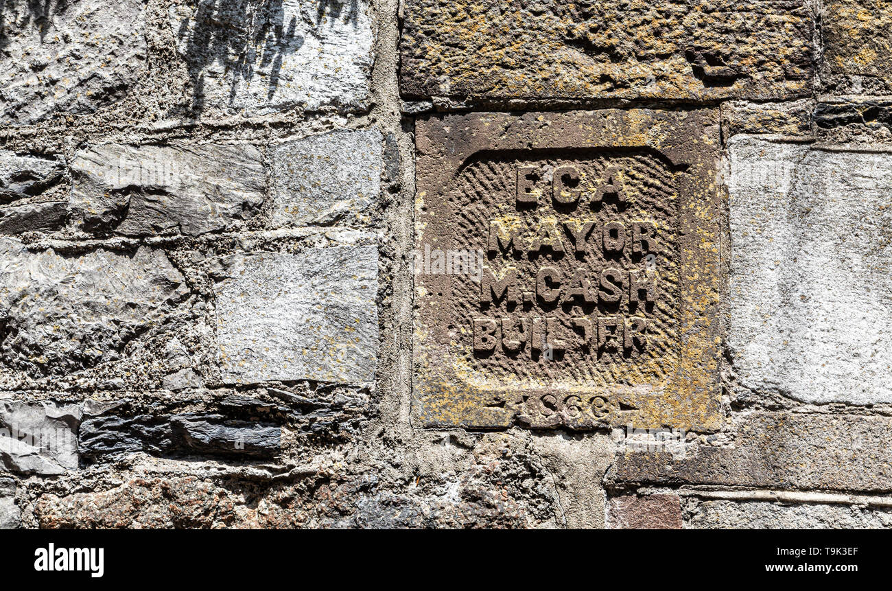 Old Block Cornerstone Stock Photo - Alamy