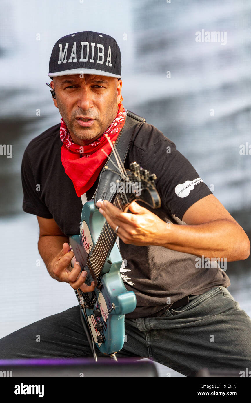 May 17, 2019 - Columbus, Ohio, U.S - TOM MORELLO during the Sonic ...